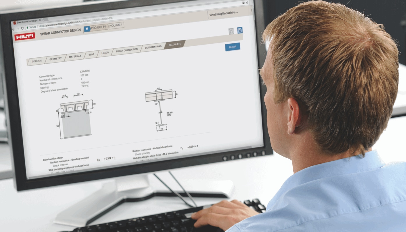 Hilti Shear Connector Design Software - Hilti Corporation